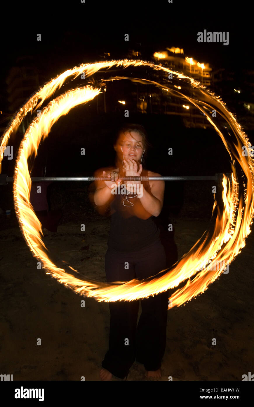 Female fire dancer hi-res stock photography and images - Alamy
