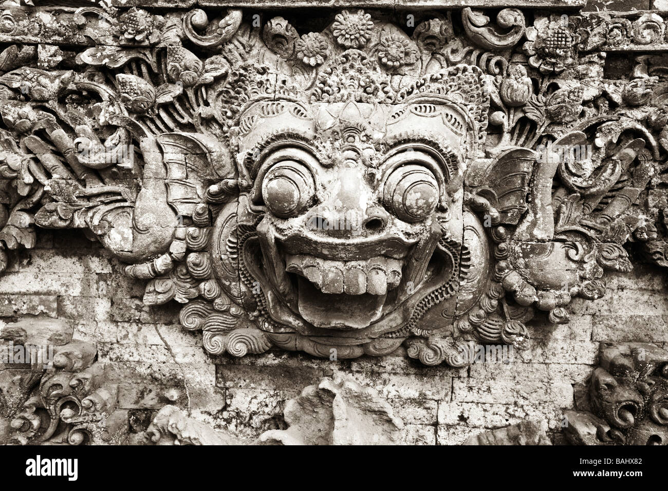 Indonesia Bali Lion Barong Stone Stock Photo - Alamy