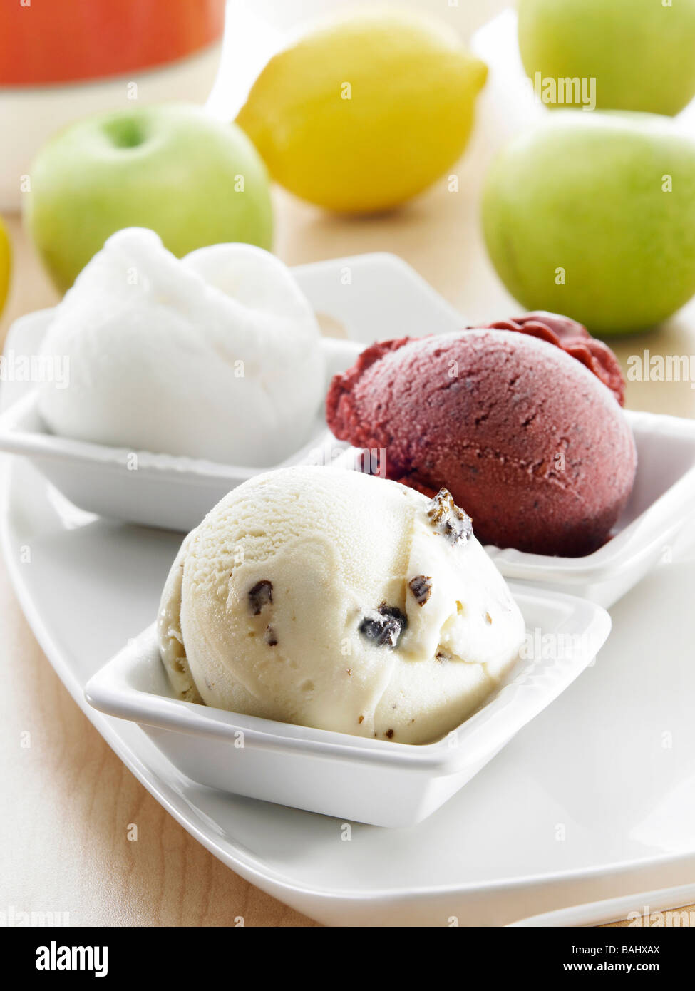 close up shot of western food gelato Stock Photo - Alamy