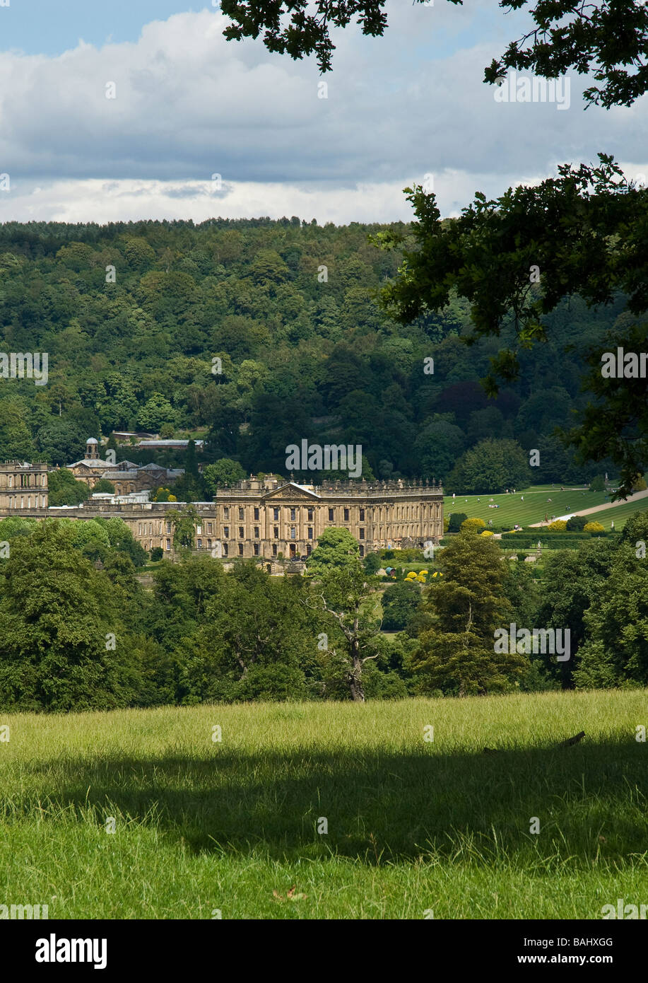 Chatsworth House and grounds, Derbyshire, England, UK Stock Photo - Alamy