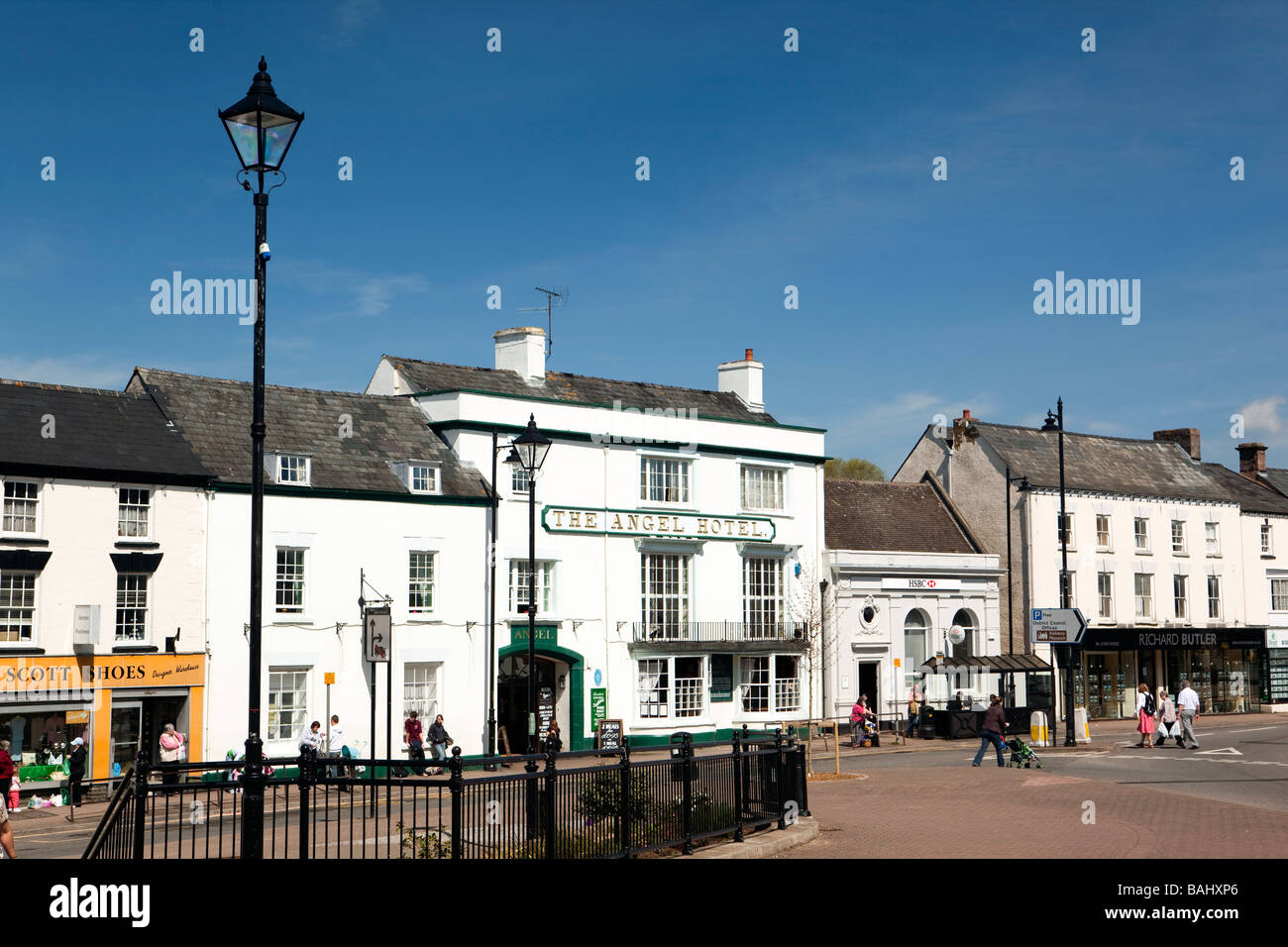 UK Gloucestershire Forest of Dean Coleford Market Place Angel Hotel ...