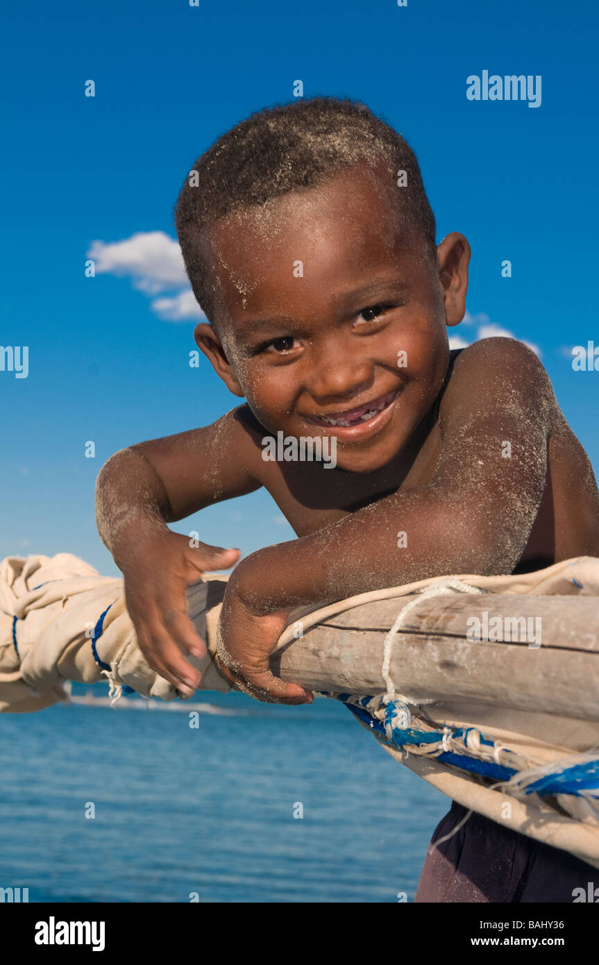 Young friendly boy Madagascar Africa Stock Photo - Alamy