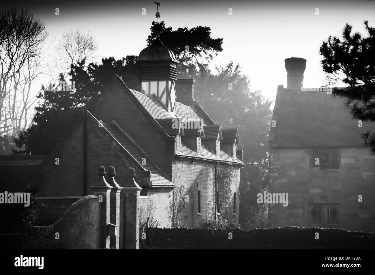 stately home manor country house uk english Stock Photo - Alamy