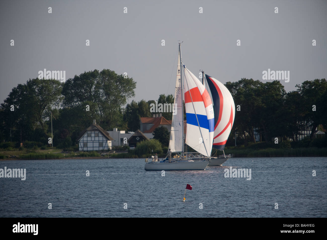 Sailing in Denmark Stock Photo - Alamy
