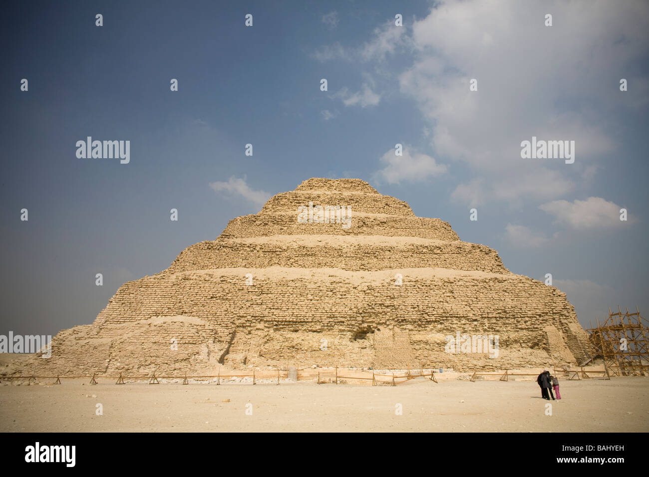 Ancient Stepped Pyramids Egypt Stock Photo - Alamy