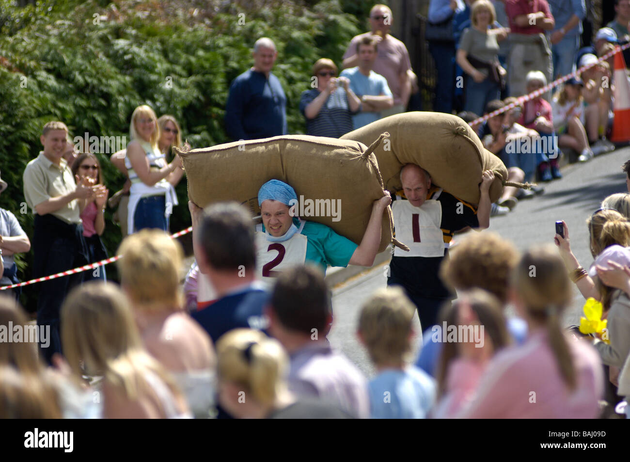 Tetbury Woolsack Races Gloucestershire England May 2005 Stock Photo - Alamy
