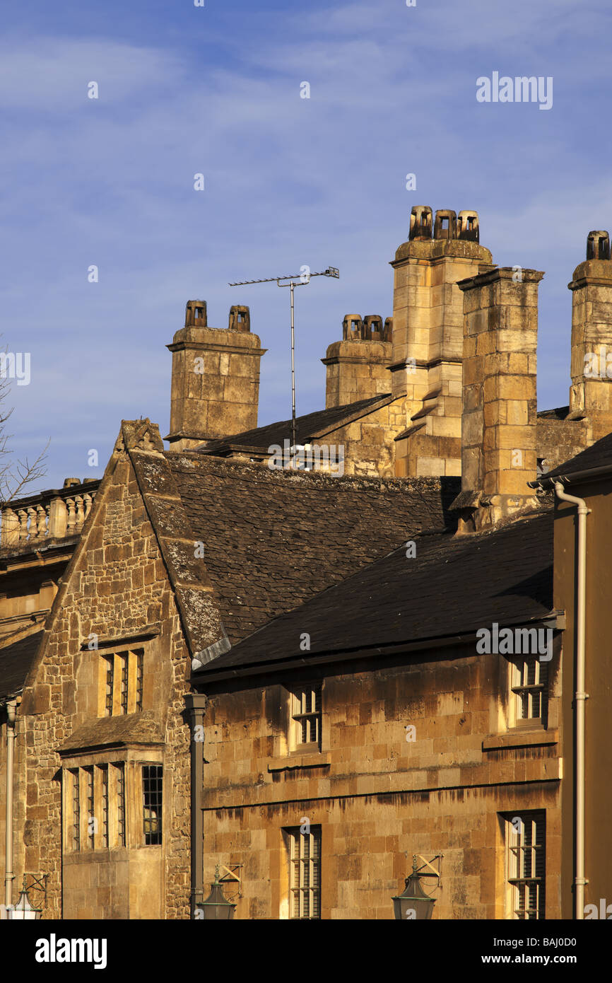 A street in chipping campden cotswolds gloucestershire midlands england ...
