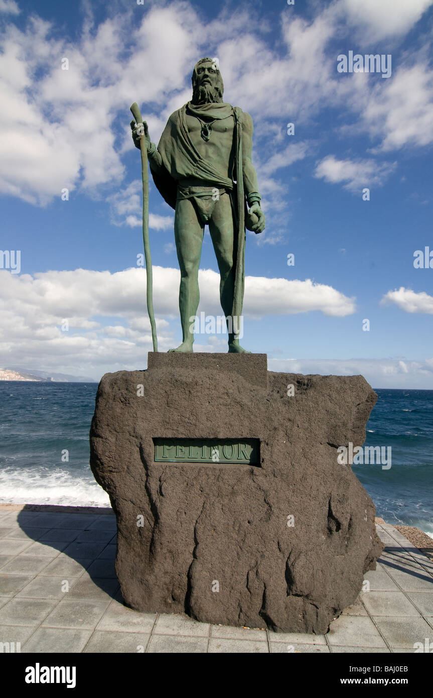 Greek statues at the seashore Candelaria Teneriffa Stock Photo - Alamy