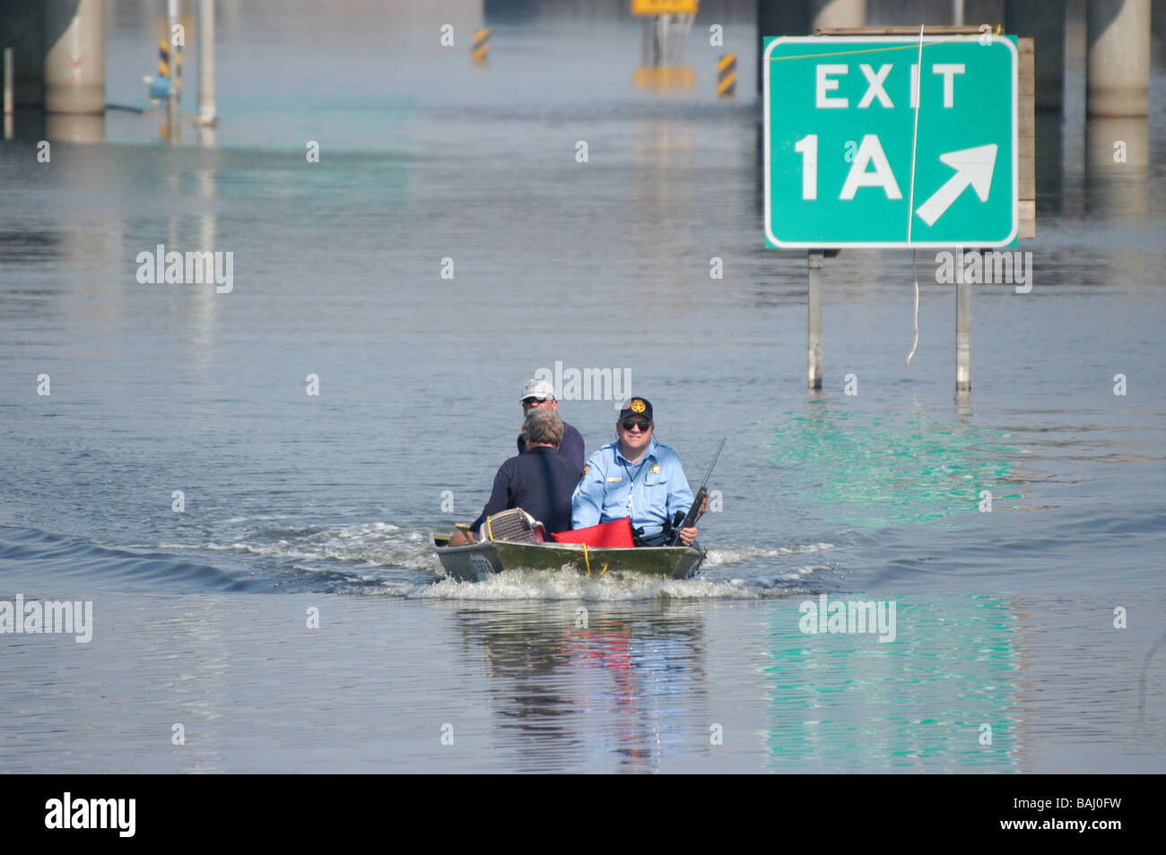 Flooding in New Orleans after Hurircane Katrina Stock Photo - Alamy