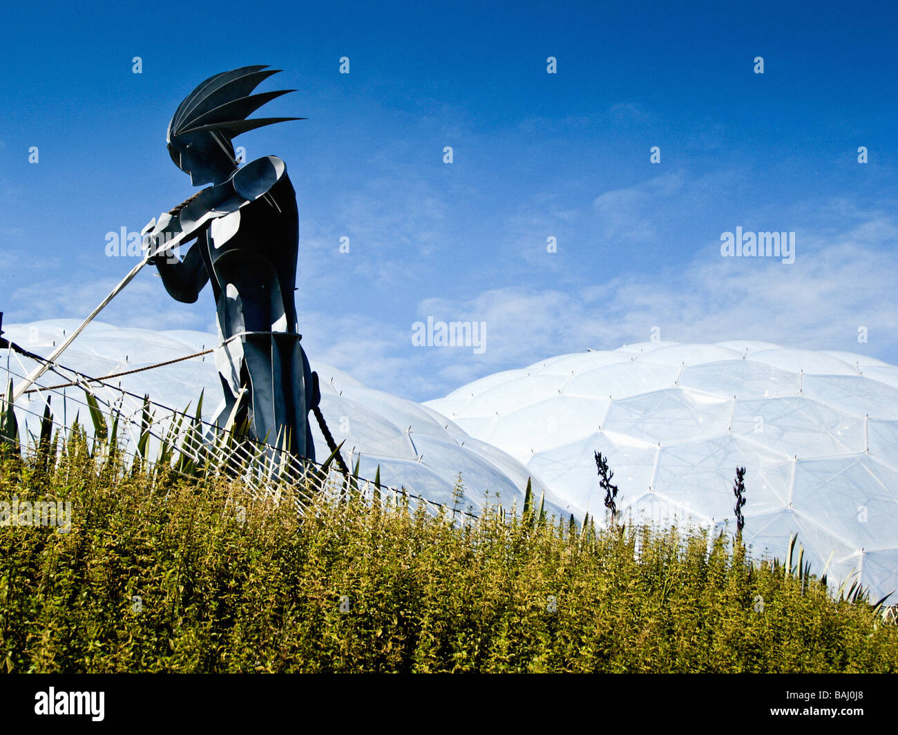 Tim shaw sculpture at the Eden Project Stock Photo - Alamy