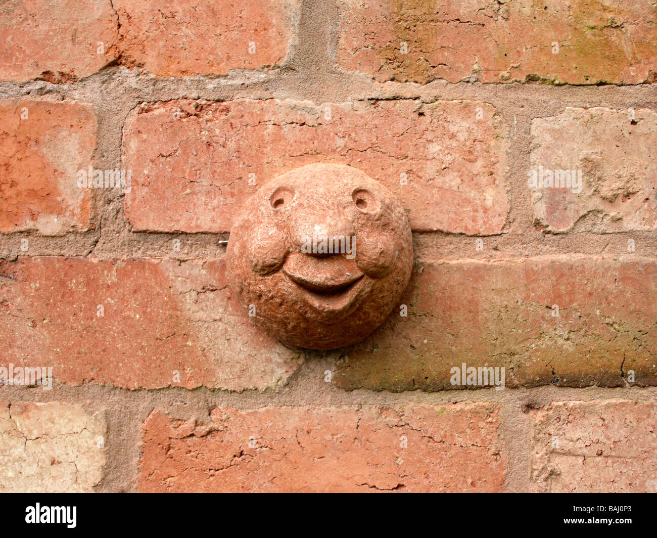 brick face on wall of house Stock Photo - Alamy