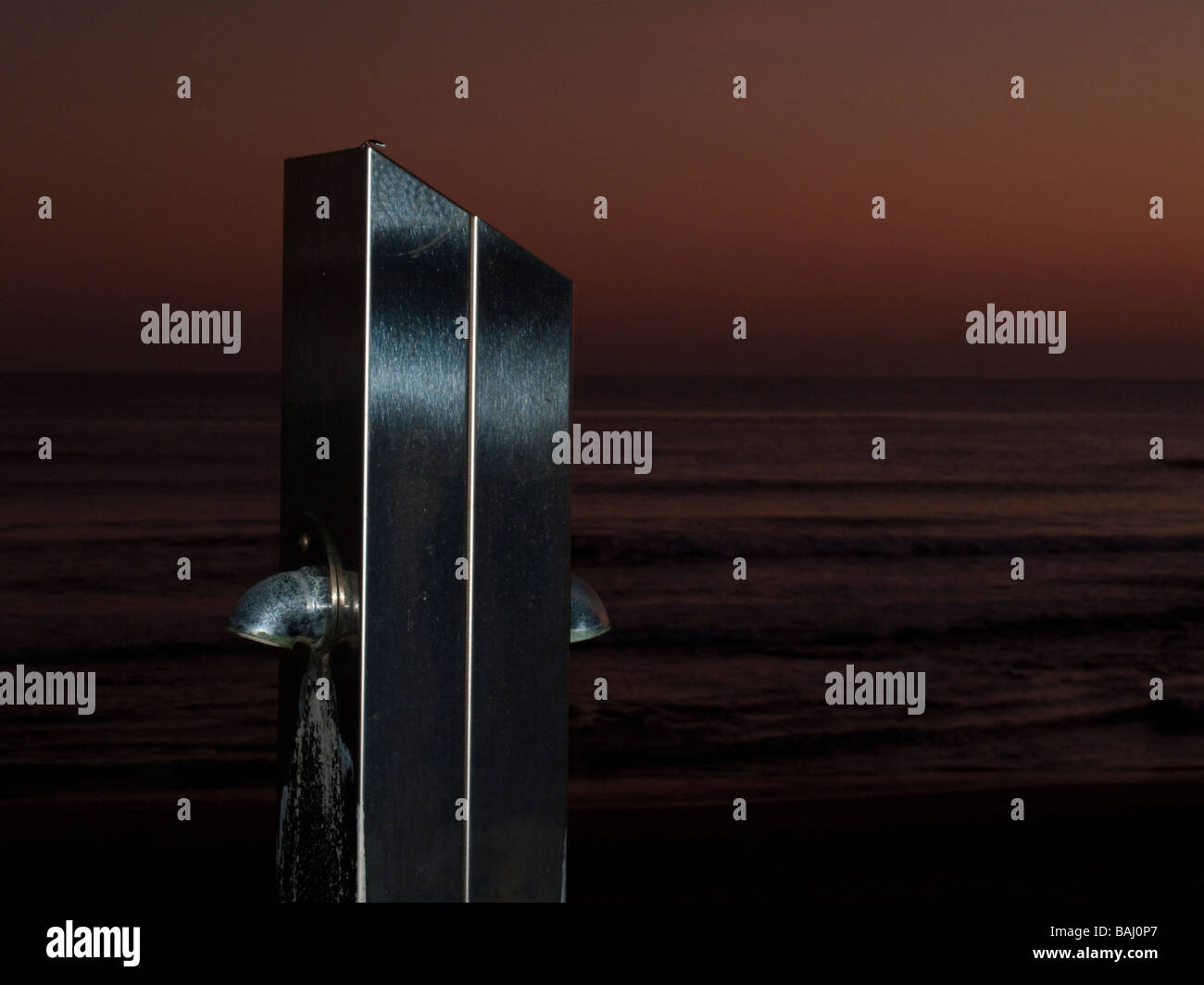 Public shower point for the beach Sitges Spain Stock Photo - Alamy
