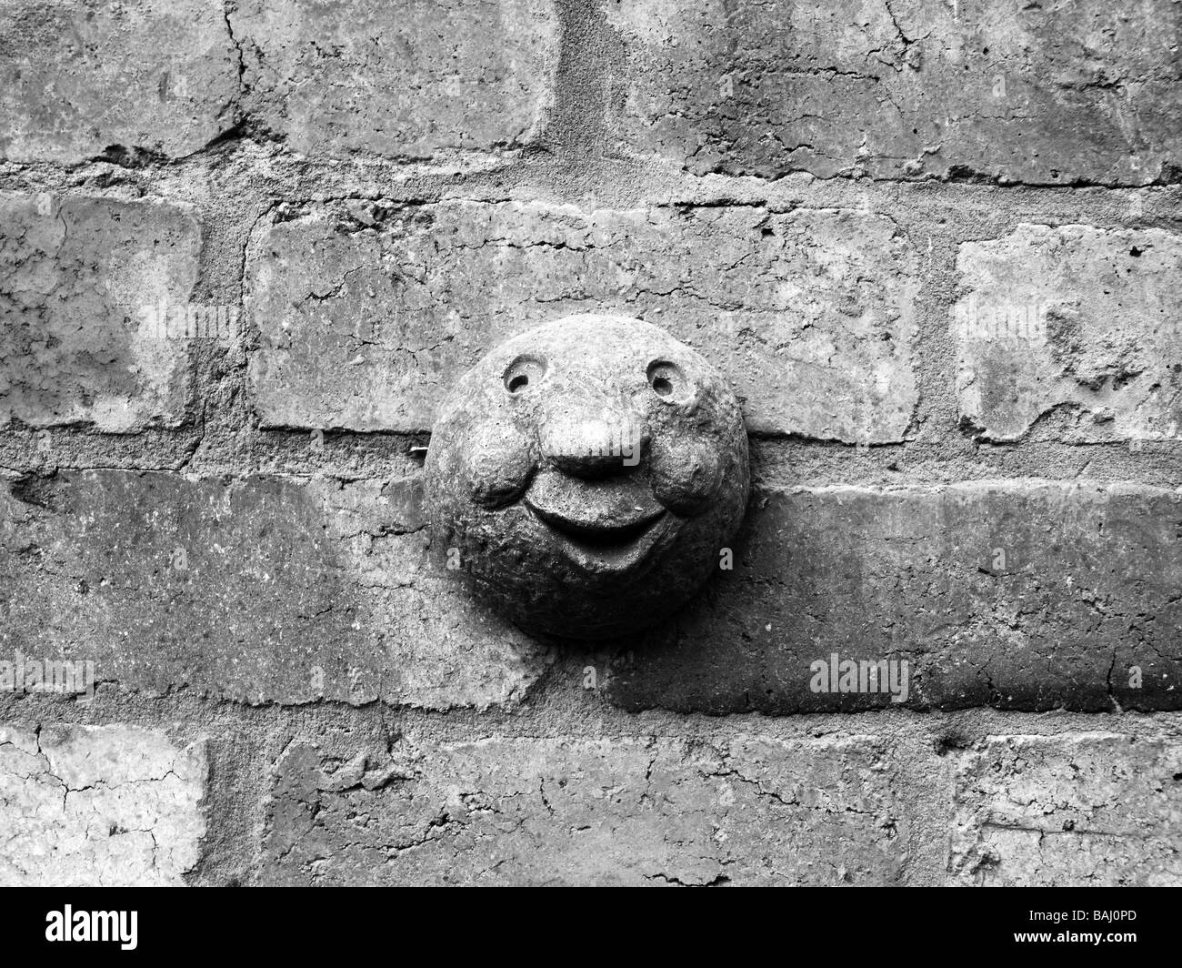 brick face on wall of house Stock Photo - Alamy