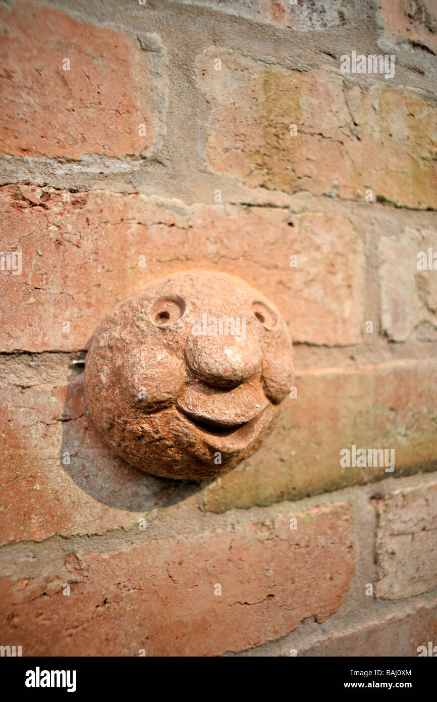 brick face on wall of house Stock Photo - Alamy