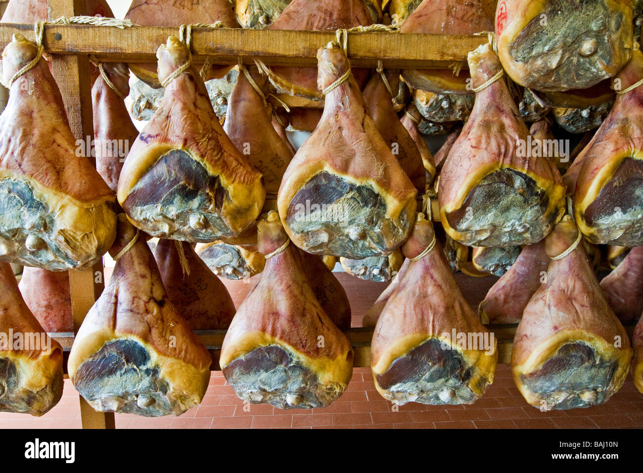 Ham of Modena Italian ham factory by Nini Gianfranco Savignano sul ...