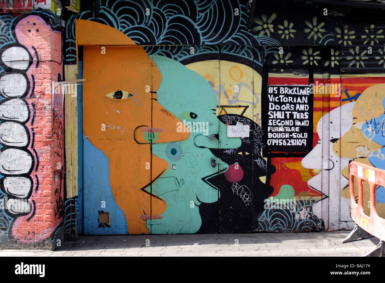 Graffiti at Brick Lane London Stock Photo - Alamy