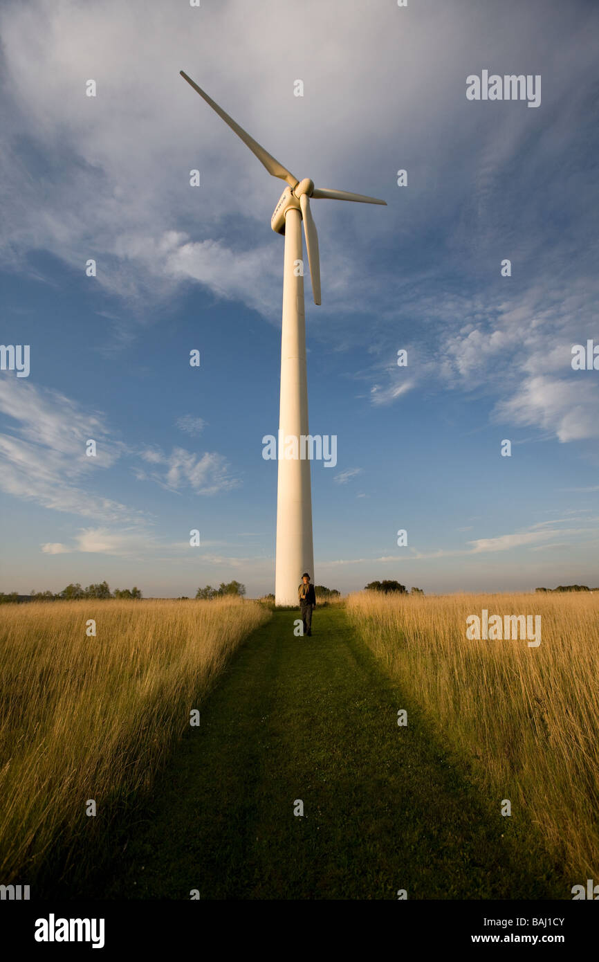 Wind Turbines in Denmark Stock Photo - Alamy