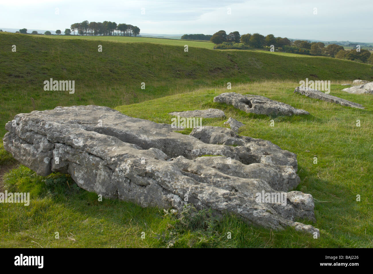 Arbor low neolithic stone circle Stock Photo - Alamy
