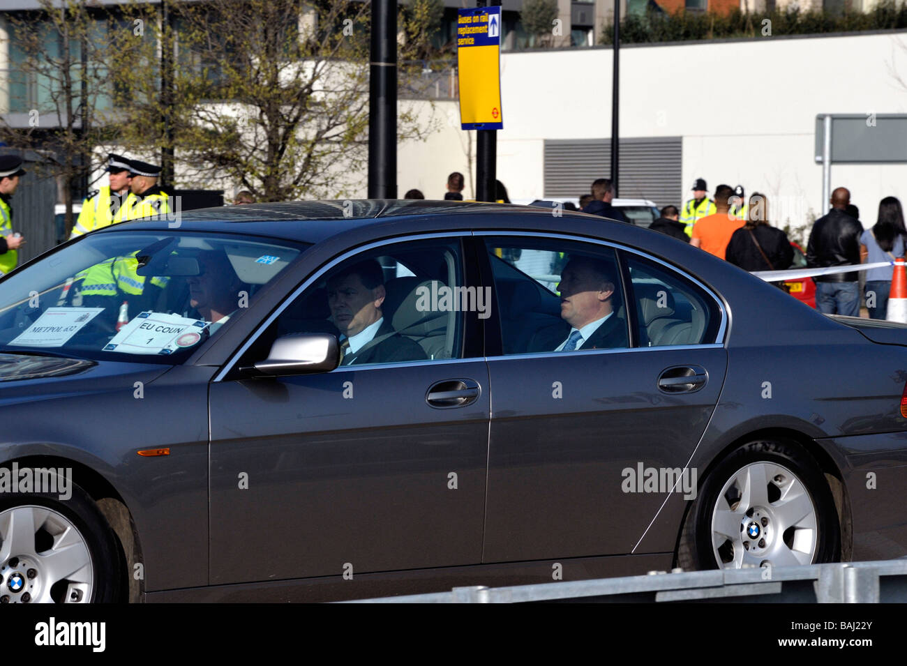 London G20 summit - 2nd of April. 2009 Stock Photo - Alamy