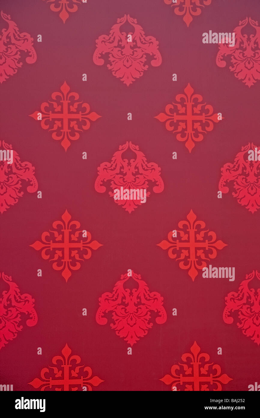 Vintage Wallpaper Historic Pattern from 18th century Stock Photo - Alamy