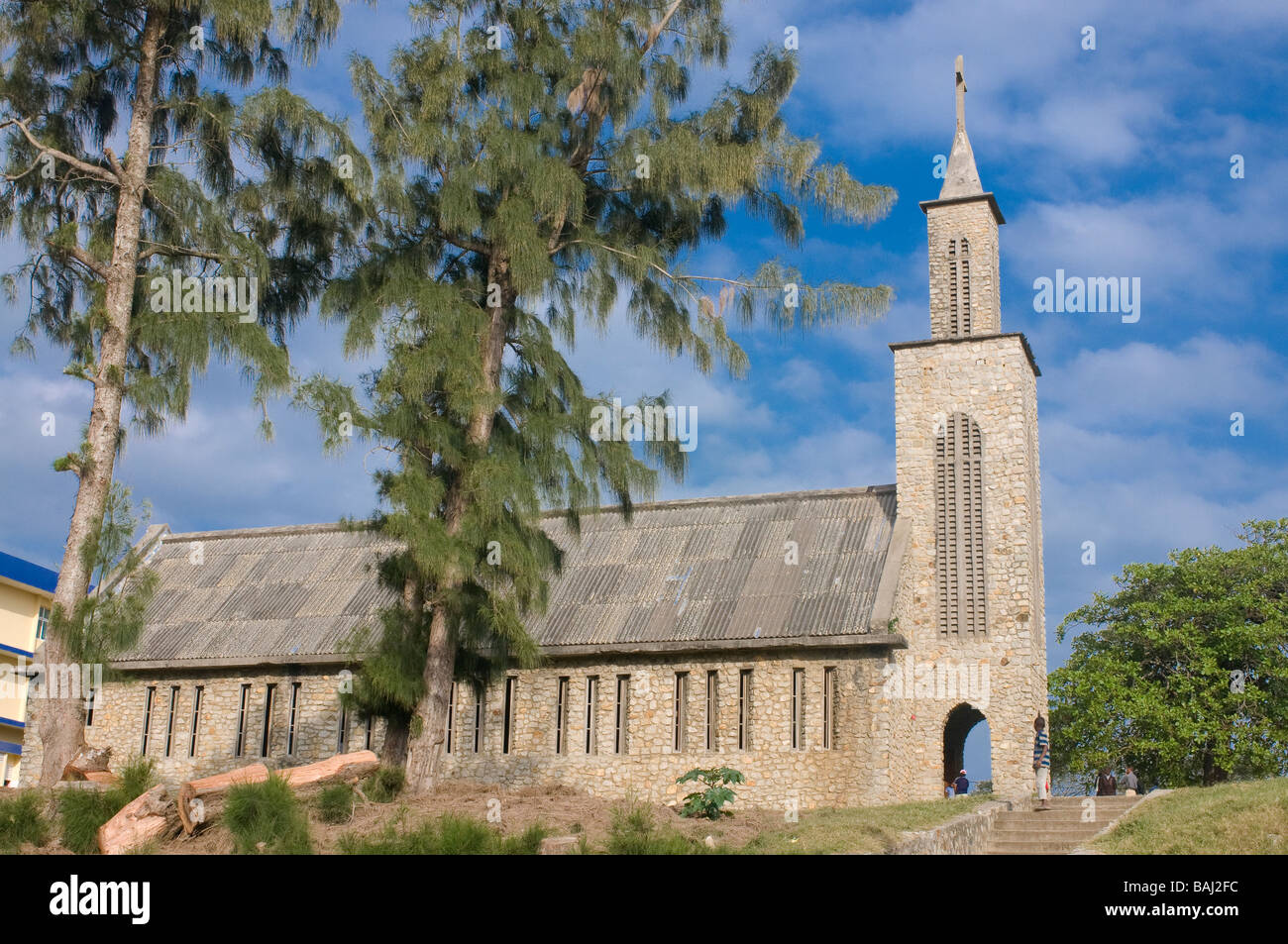 Stone church in Fort Dauphin nowadays Taolagnaro Madagascar Africa ...