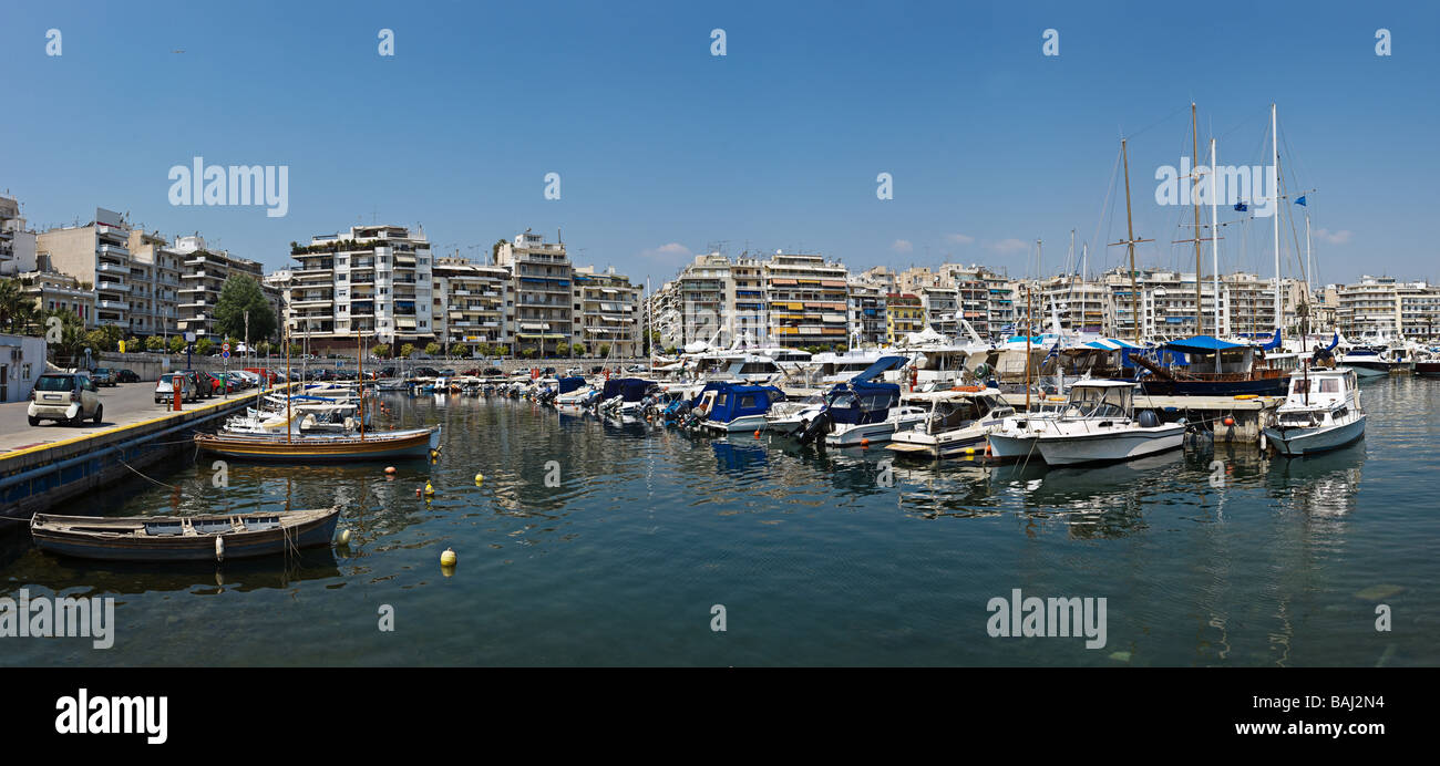Panoramic view of the Marina Zea, Piraeus, Greece Stock Photo - Alamy