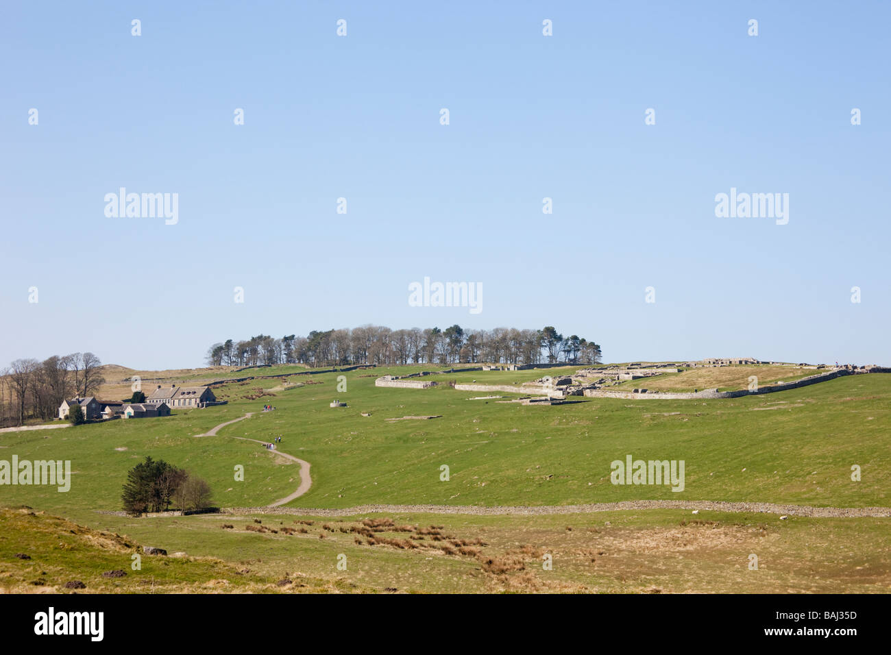 Housestead's Northumberland "National Park" England UK Roman Fort ruins ...