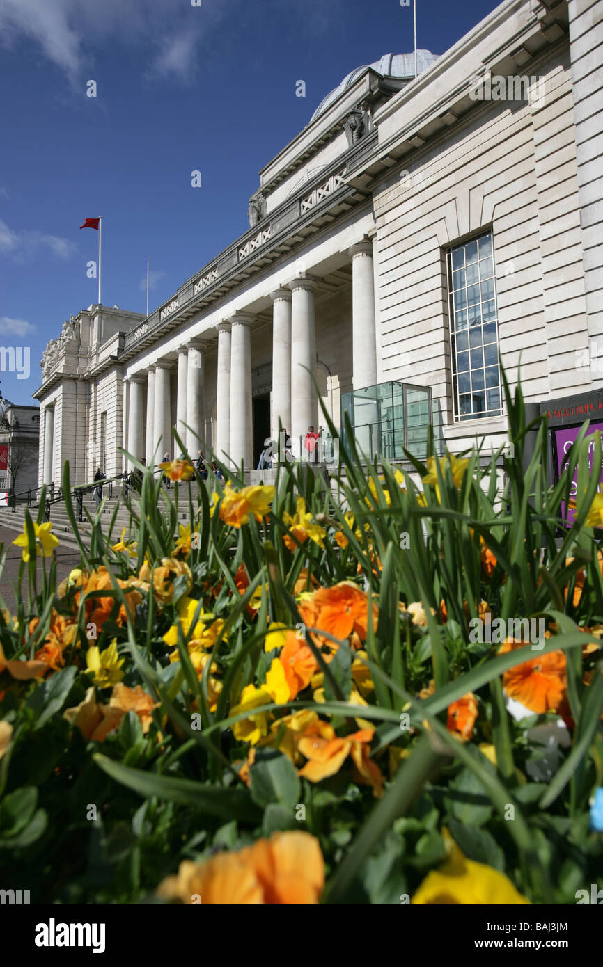 National museum cardiff entrance hi-res stock photography and images ...