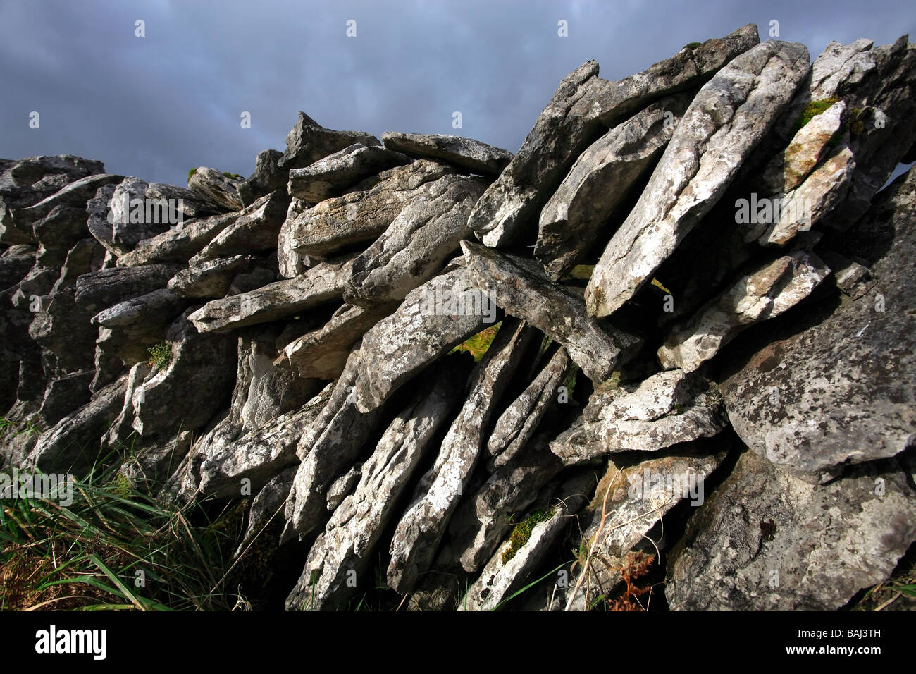 Stone Wall Ireland Stock Photo - Alamy