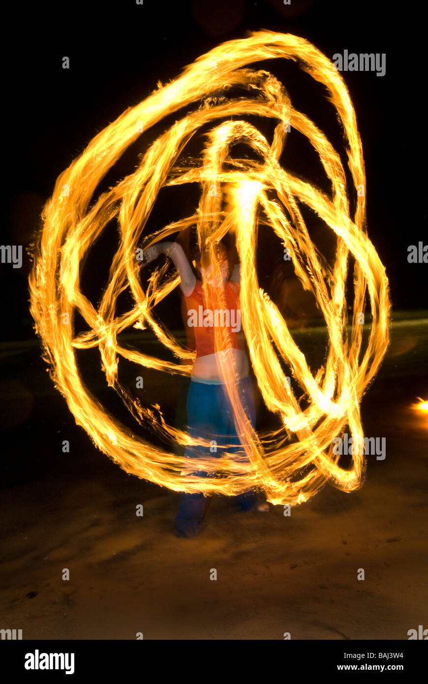 Female fire dancer hi-res stock photography and images - Alamy