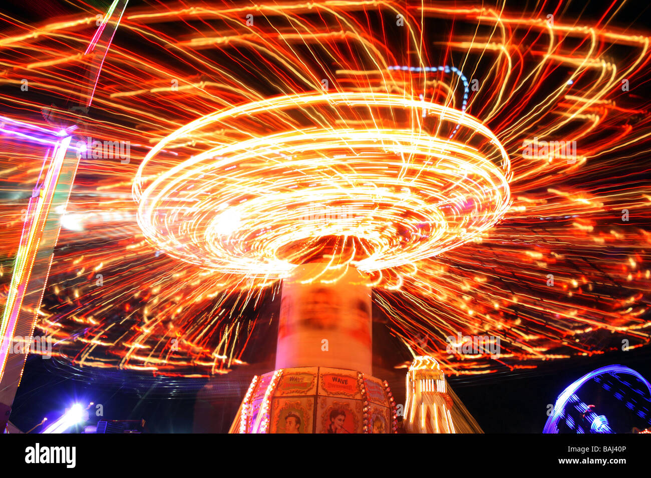 Bob Wilsons Funfair Ealing London UK April 09 Stock Photo - Alamy