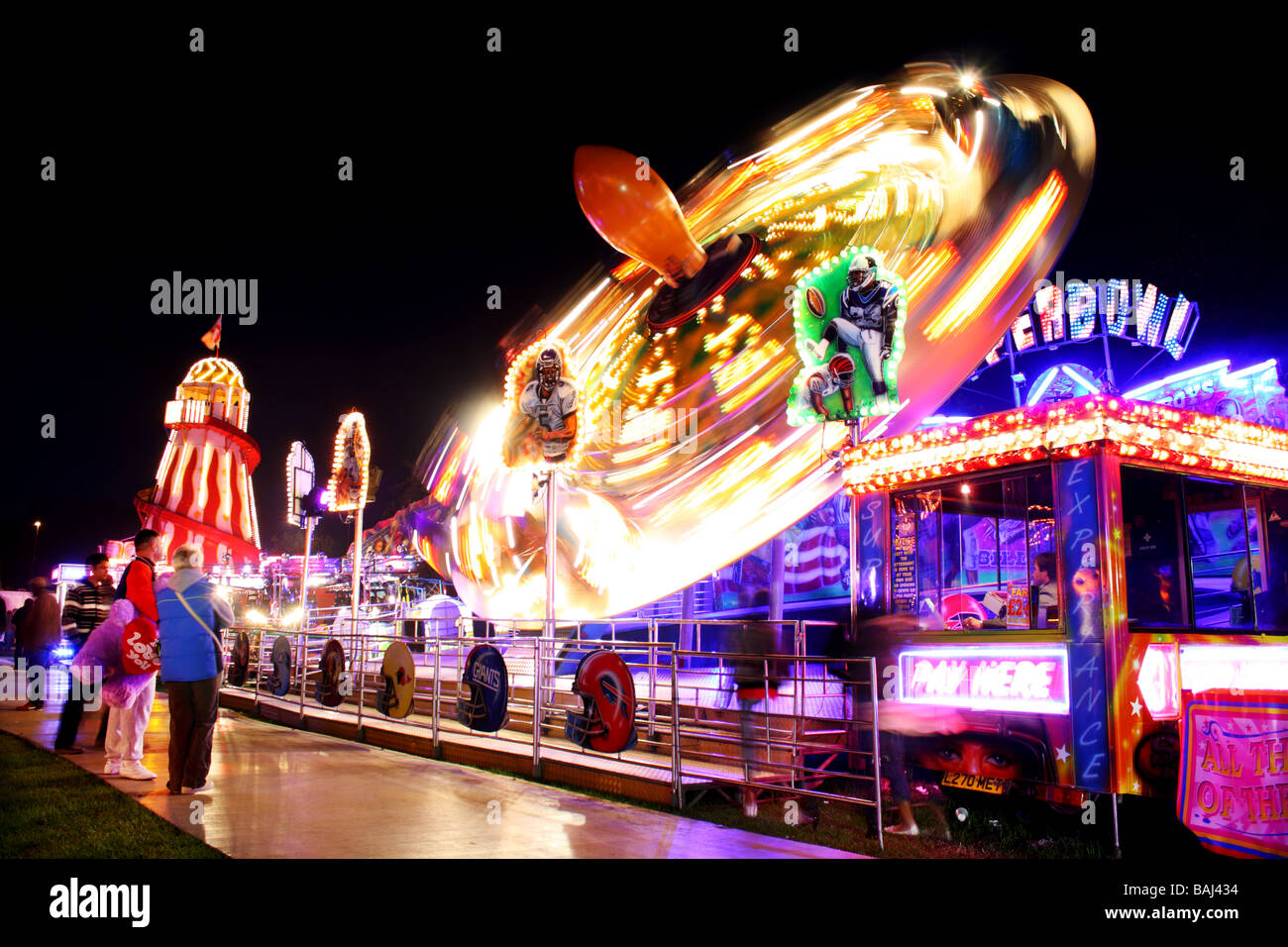 Bob Wilsons Funfair Ealing London UK April 09 Stock Photo - Alamy
