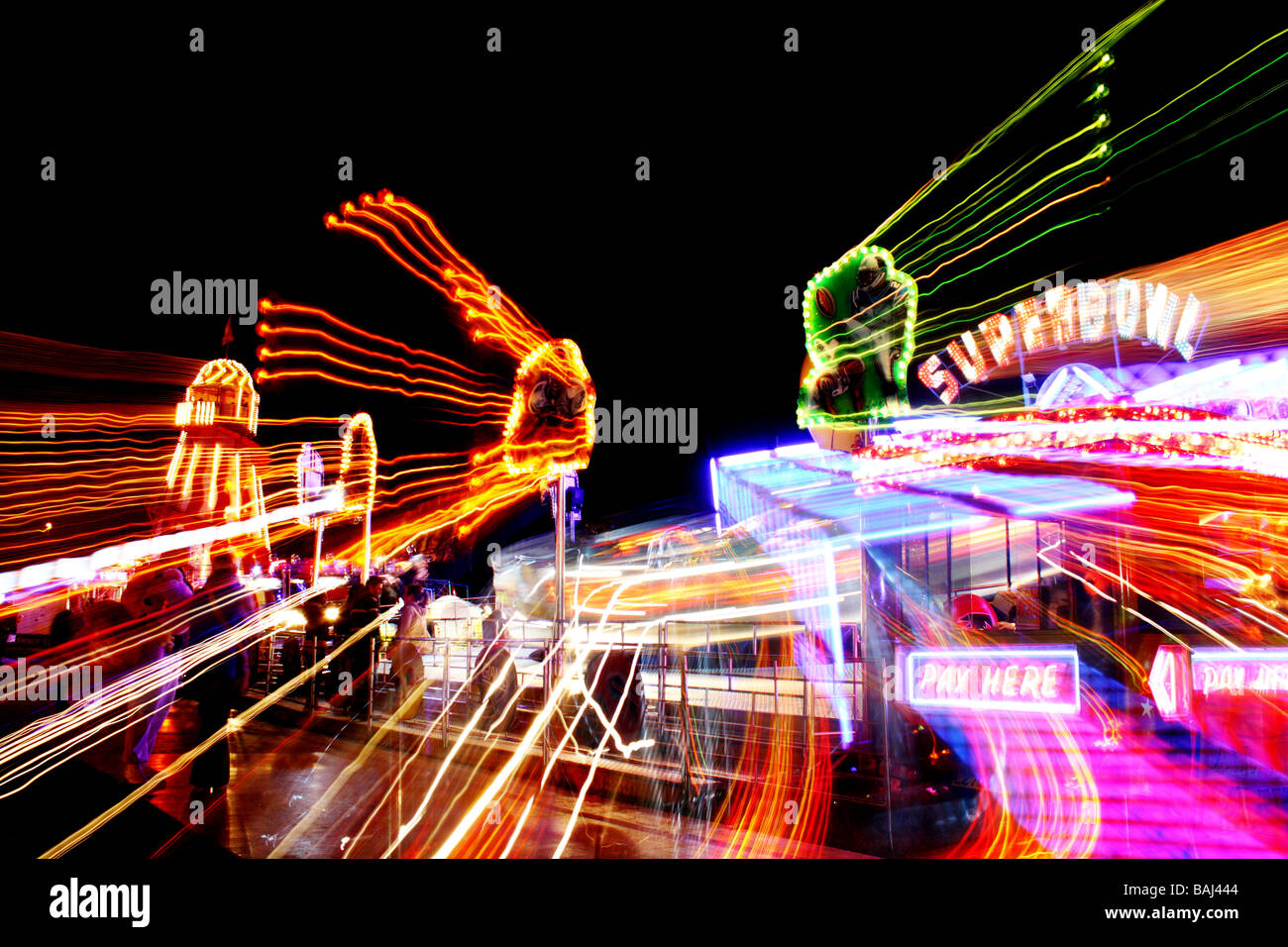 Bob Wilsons Funfair Ealing London UK April 09 Stock Photo - Alamy