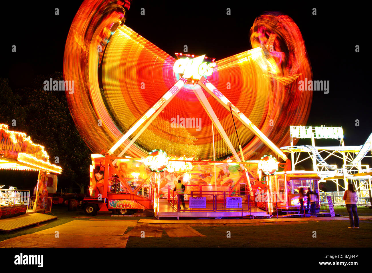 Bob Wilsons Funfair Ealing London UK April 09 Stock Photo - Alamy