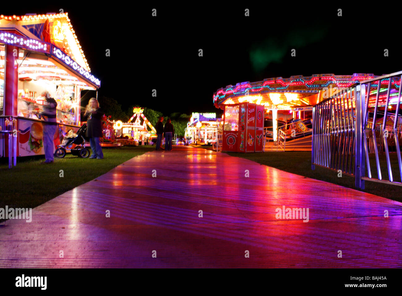 Bob Wilsons Funfair Ealing London UK April 09 Stock Photo - Alamy