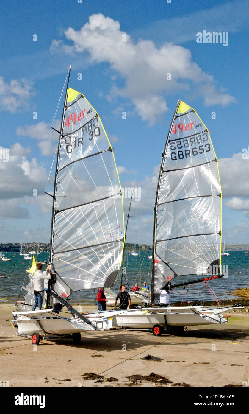 Dinghy 49er hi-res stock photography and images - Alamy