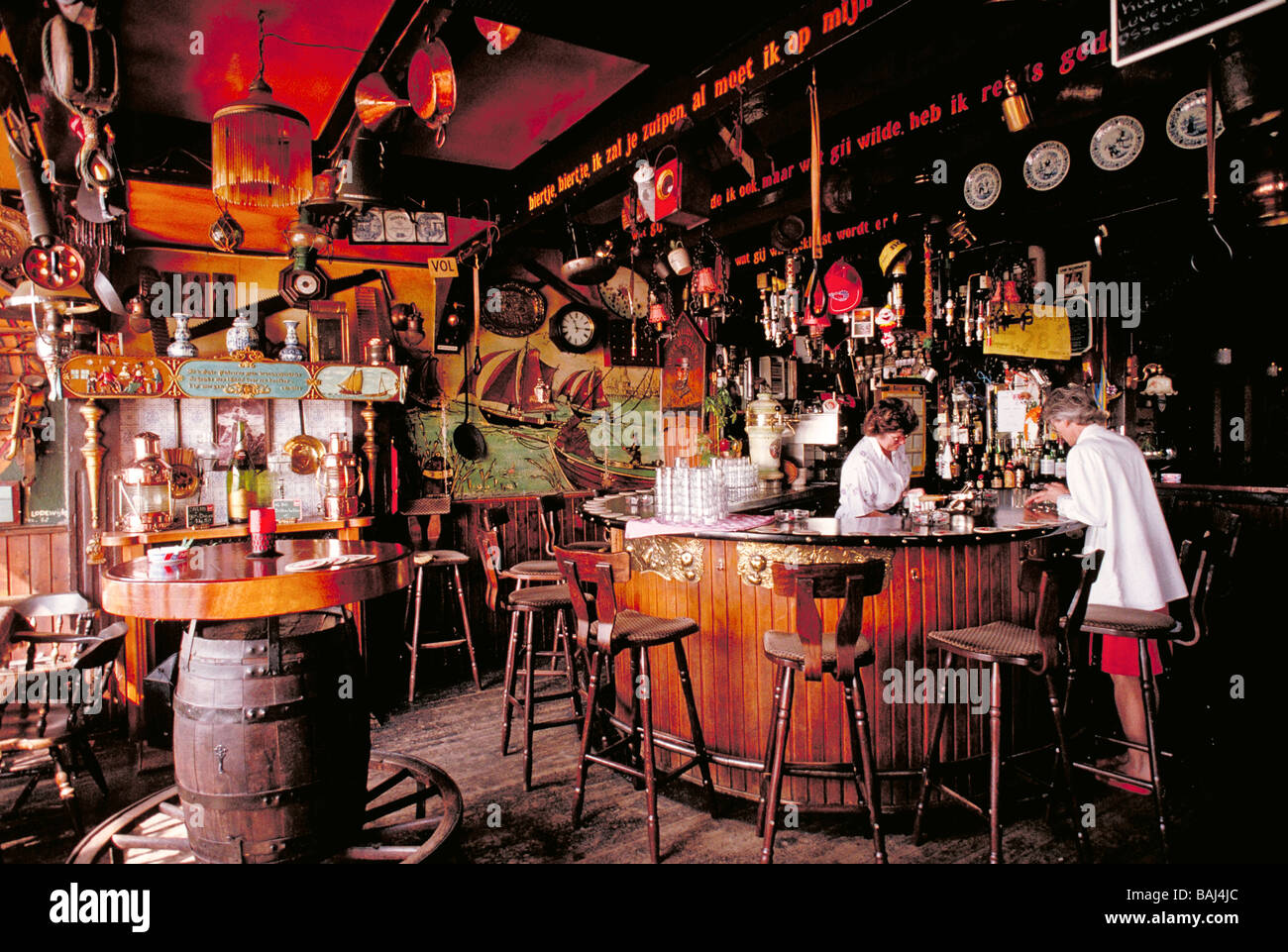 Elk129 5472 Netherlands Dugerdam cafe interior Stock Photo - Alamy