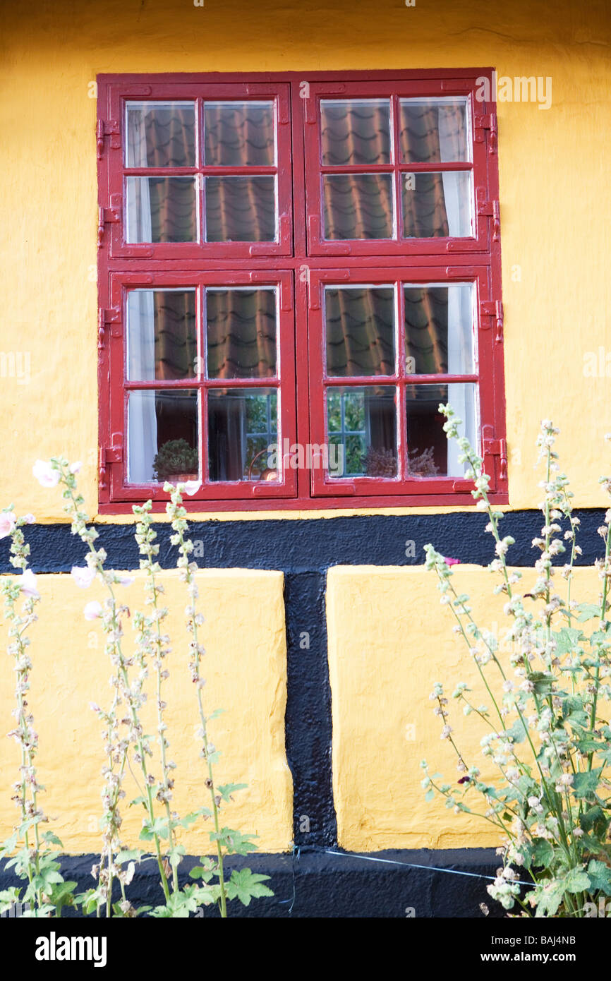 Old traditional homes in Bornholm Denmark Stock Photo - Alamy