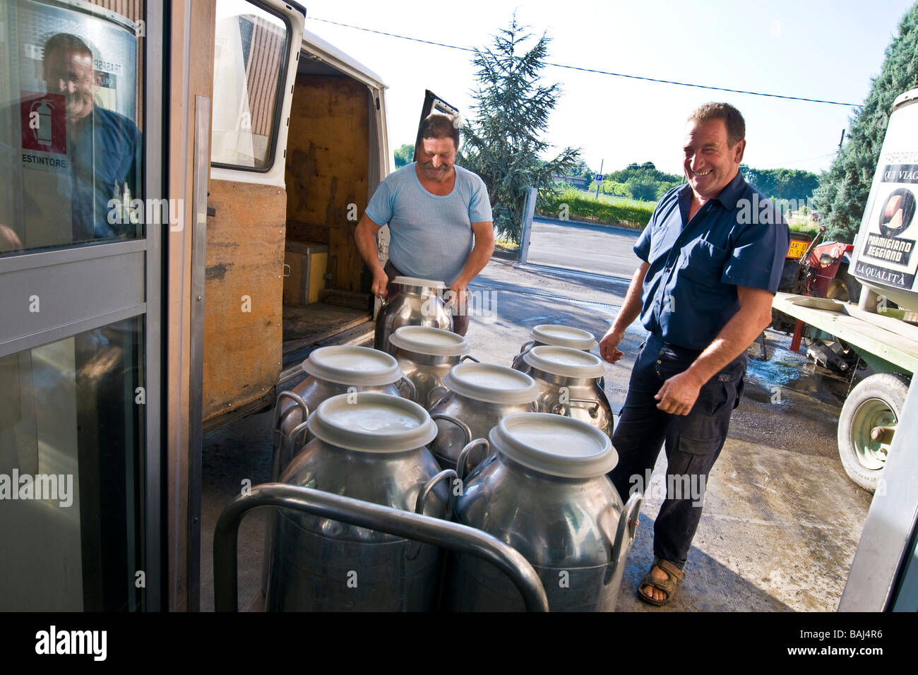 Milk factory delivery hi-res stock photography and images - Alamy