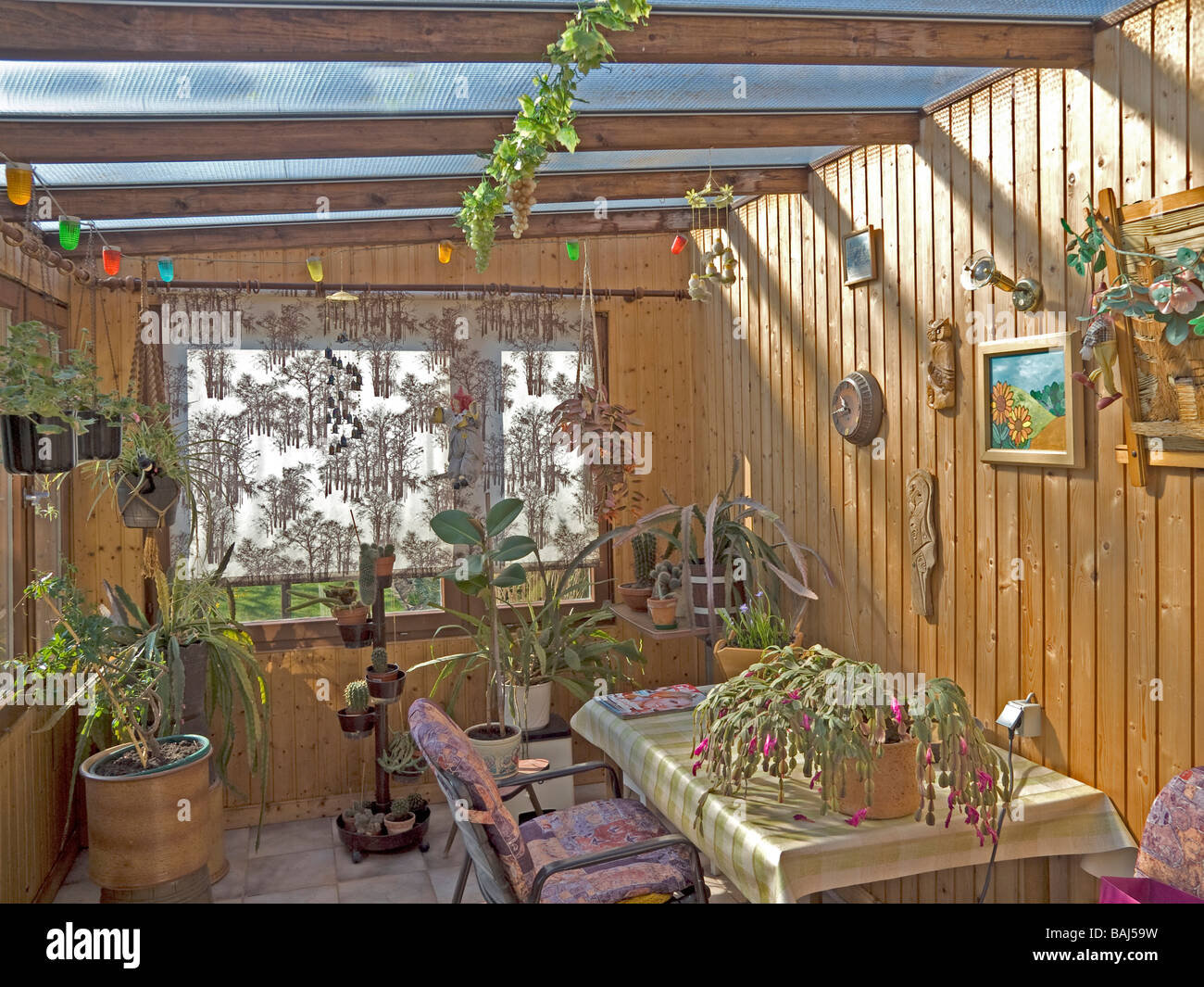 House with many plants hi-res stock photography and images - Alamy