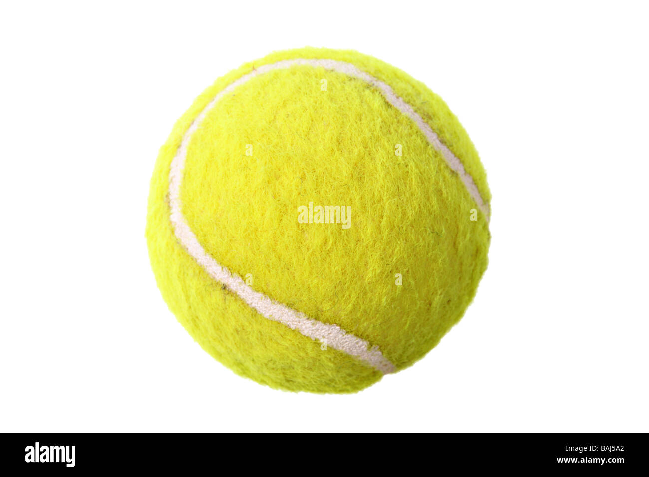 Tennis ball isolated on white background Stock Photo - Alamy