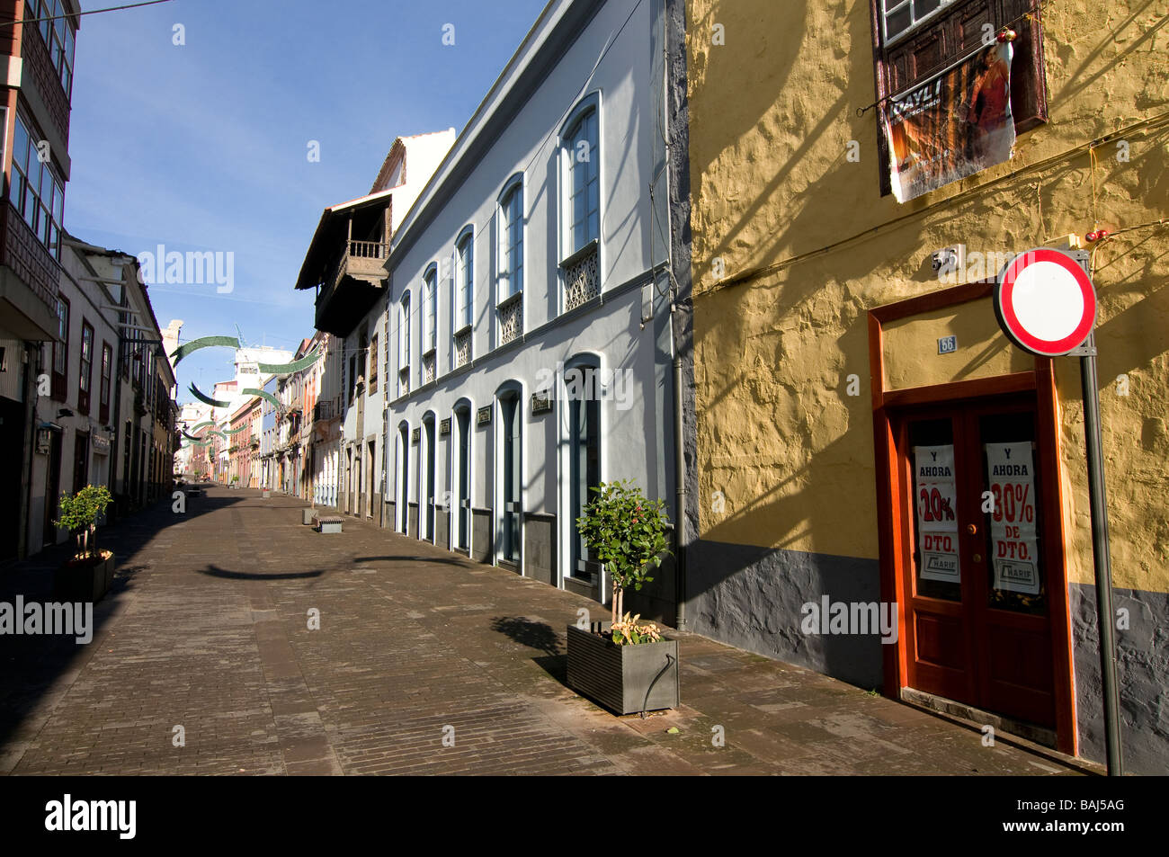 Colonial building in La Laguna Unesco World heritage sight Teneriffa ...