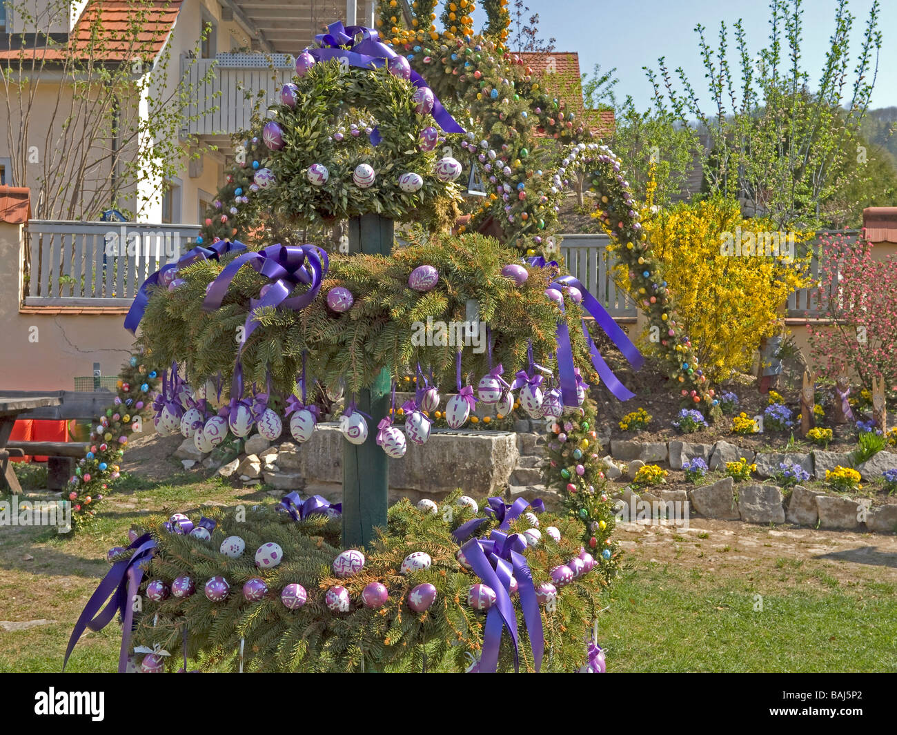 Easter egg tree germany hi-res stock photography and images - Alamy