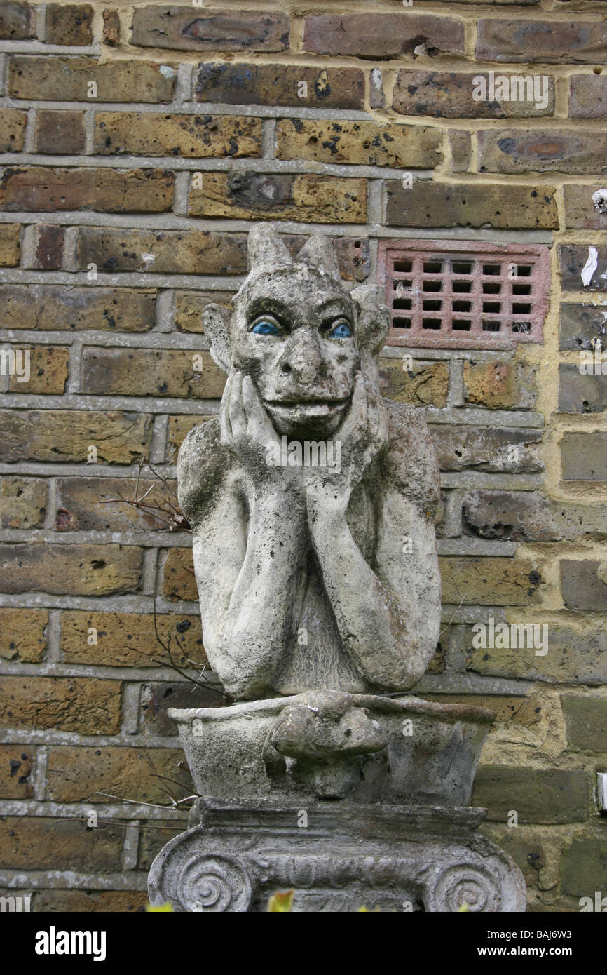 Close up of a Gargoyle on a wall Stock Photo - Alamy
