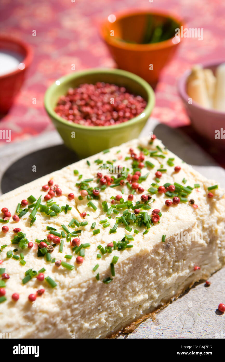 Savory Vegetable Mousse with Peppercorns Stock Photo - Alamy