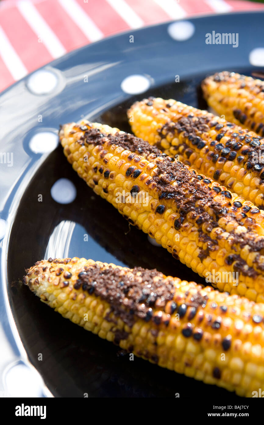 Barbecued sweetcorn hi-res stock photography and images - Alamy
