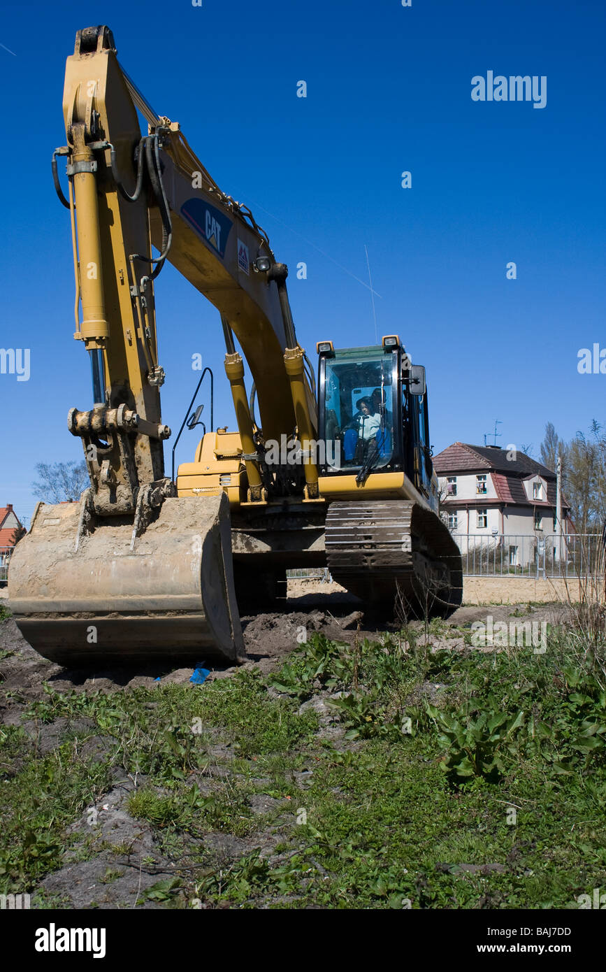 Young boy was invited to operate construction tractor, with ...