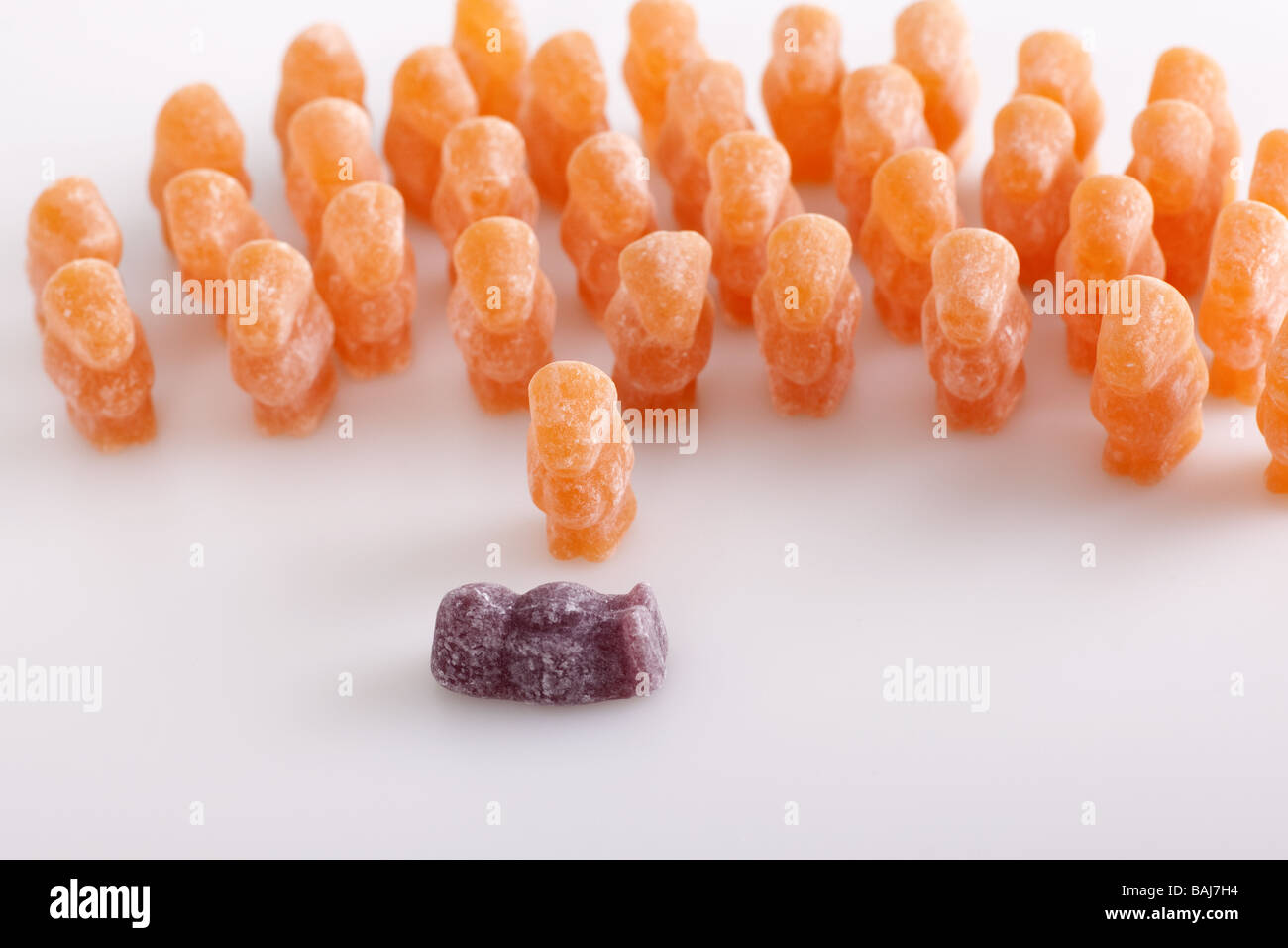 Standing Jelly Babies Stock Photo - Alamy
