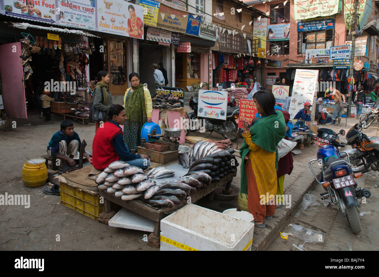 market in kathmandu Stock Photo - Alamy