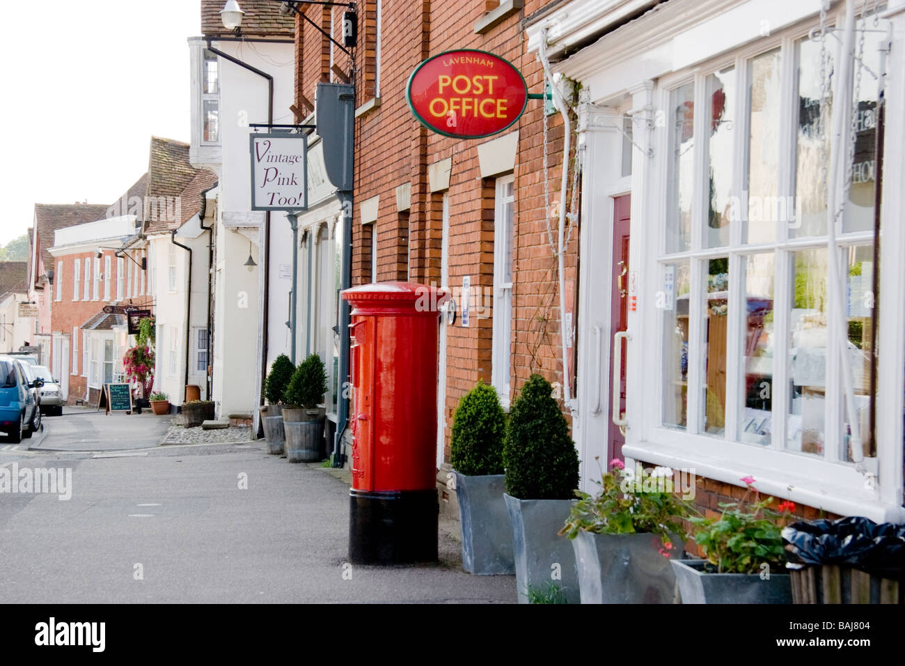 Lavenham Post Office Suffolk England Stock Photo - Alamy